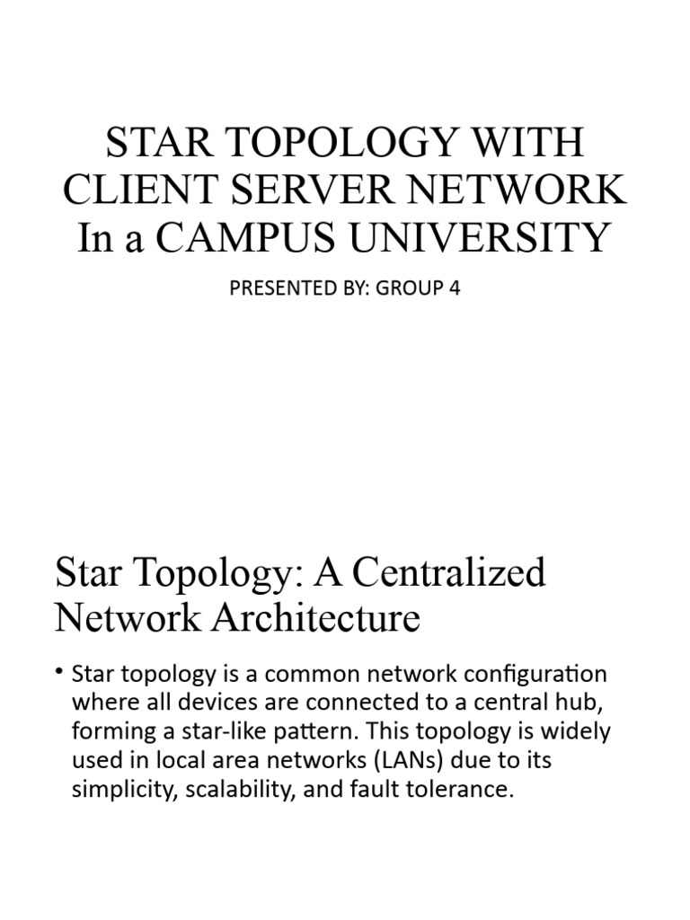 Star Topology I Wps Office | PDF | Computer Network | Network Topology