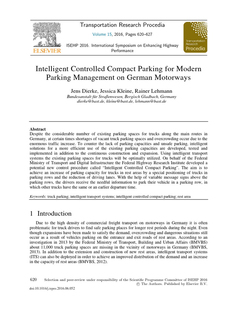 Intelligent Controlled Compact Parking For Modern Pa - 2016 ...