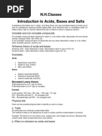 Acids, Bases, and Salts: Class 10 Notes | PDF | Acid | Sodium Carbonate