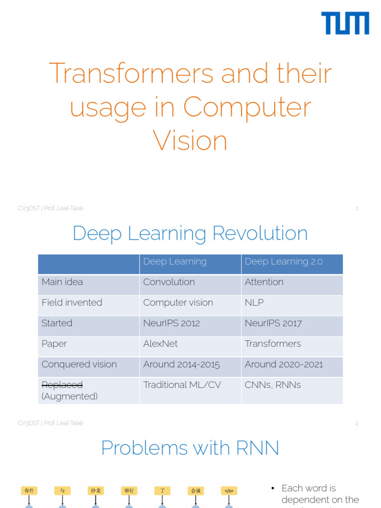 6.Transformers.pptx | PDF | Deep Learning | Algorithms
