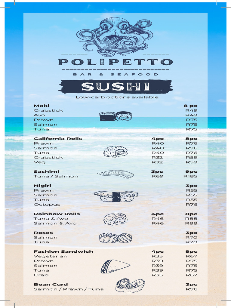 Sushi Menu | PDF