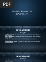 SWOT Analysis For Company Dior v2 | PDF | Brand | E Commerce