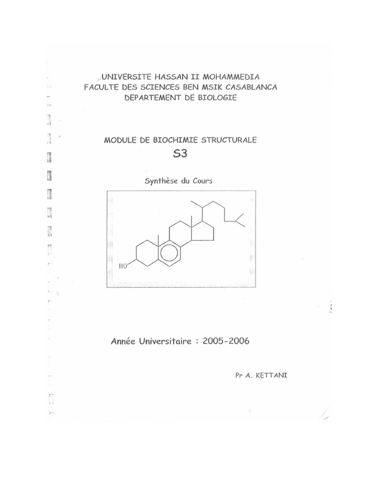 Poly BIOCH Kettani | PDF