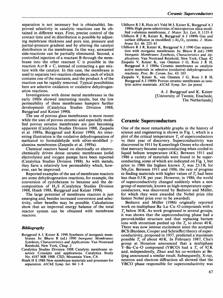 High-Tc Ceramic Superconductors | PDF | Materials Science | Physical ...