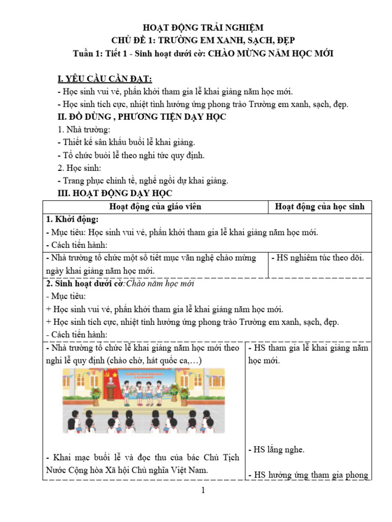 Giao An HDTN 4 Canh Deu | PDF