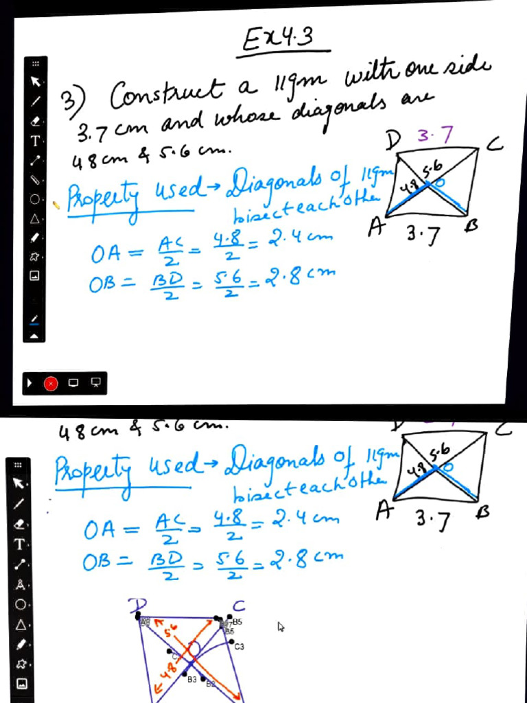maths CW - ex 4.3 | PDF