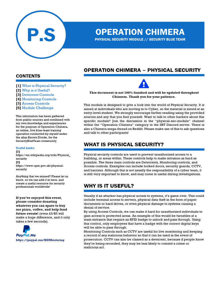 Physical Security Training | PDF | Physical Security | Security