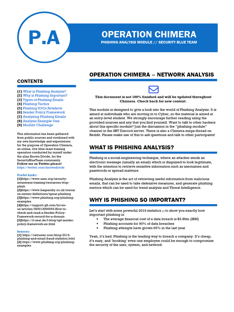 Phishing Analysis Training | PDF | Phishing | Malware