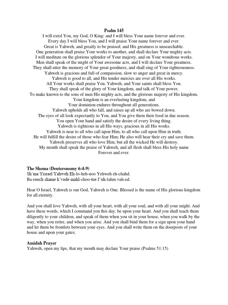 Daily Prayers For TLM | PDF | Salvation | Glory (Religion)