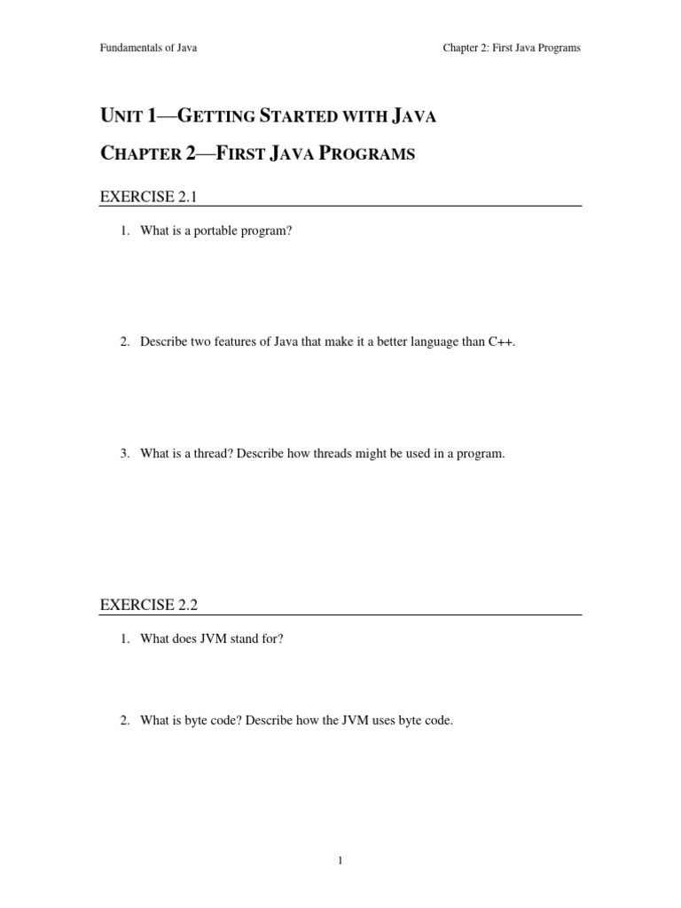 APCSA1 Fundamental Java CH 02 WSSummer 2022 | PDF | Java (Programming Language) | Computer Program