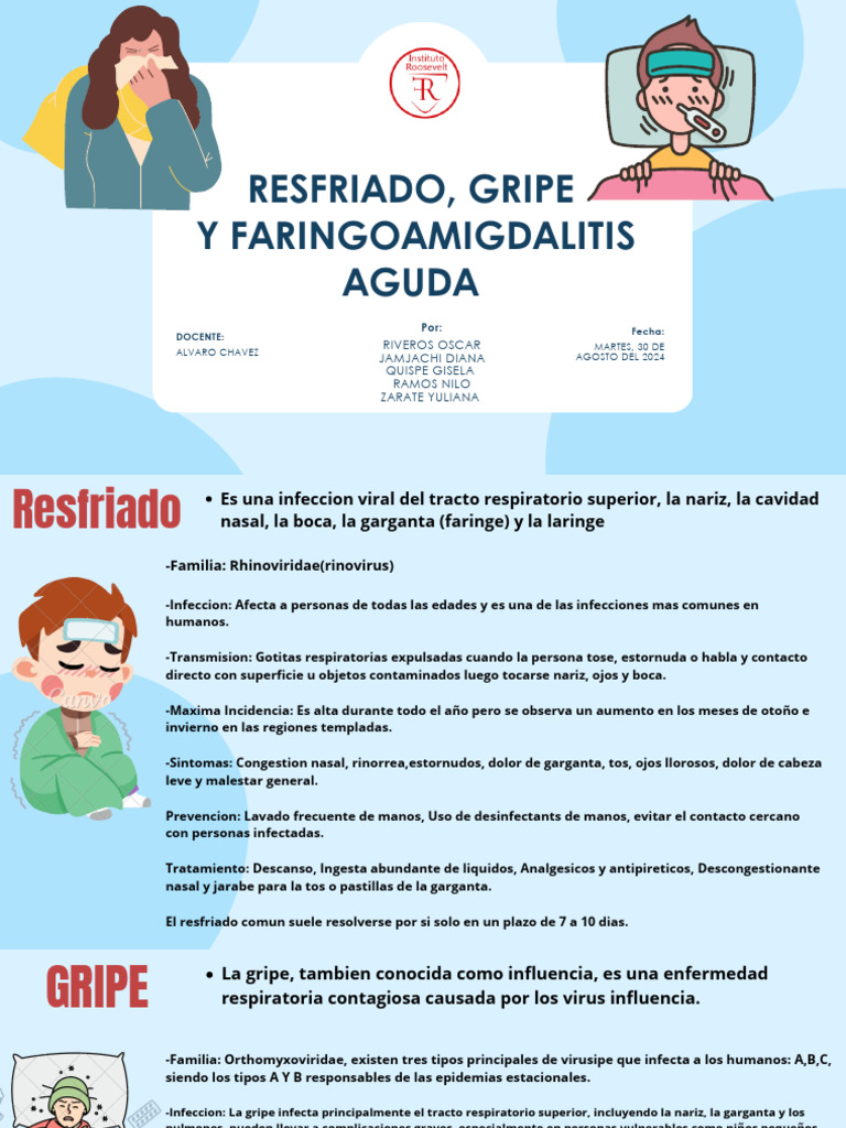 Refriado, Gripe y Faringoamigdalitis Aguda - 20240729 - 222733 - 0000 ...