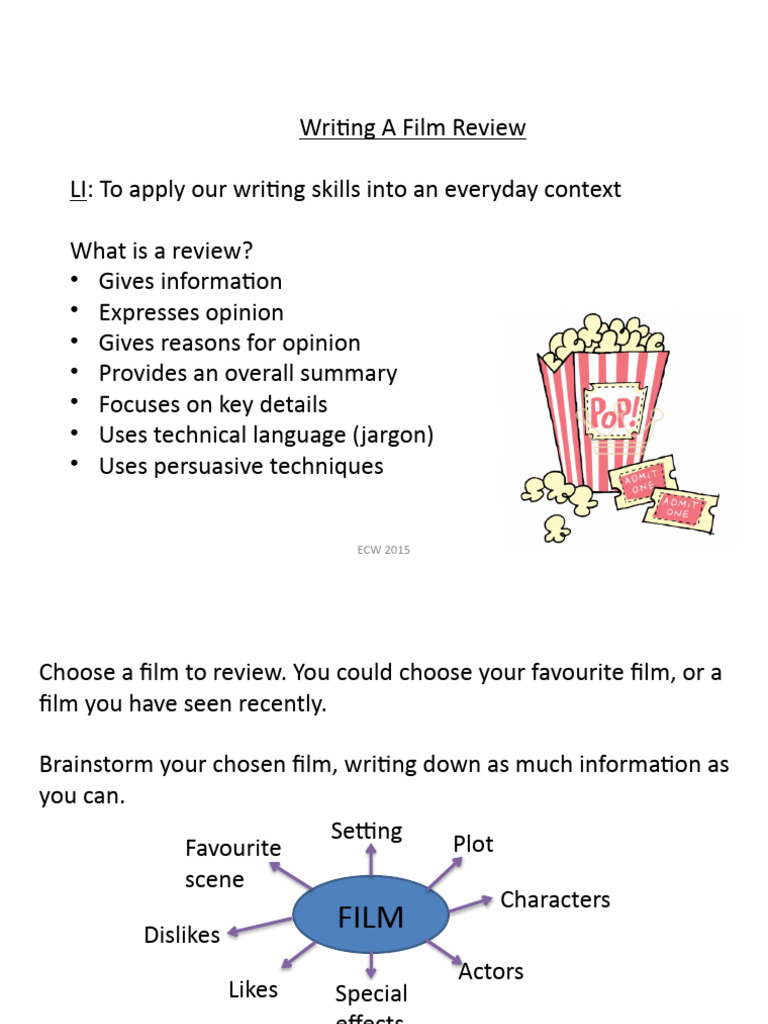 Writing A Film Review | PDF | Jargon | Linguistics