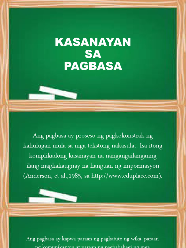 KASANAYAN-SA-PAGBASA-SHS | PDF