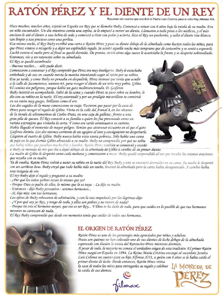 Cuento Ratoncito Perez | PDF