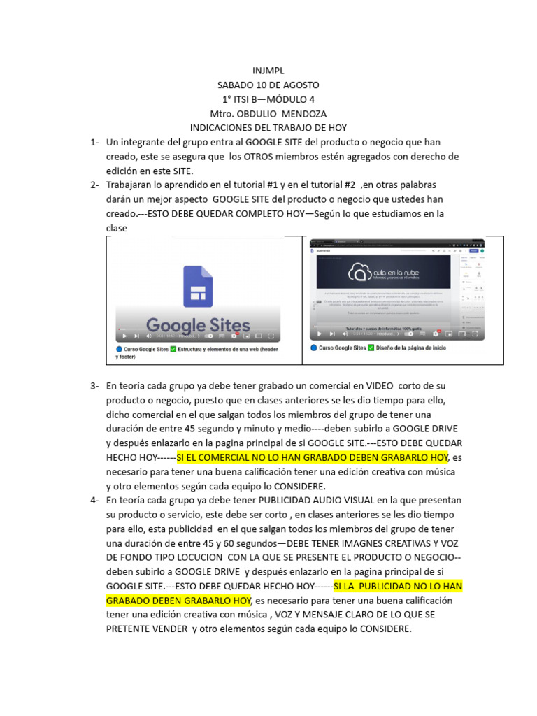 Itsi B - Trabajo para Este Dia | PDF | Publicidad