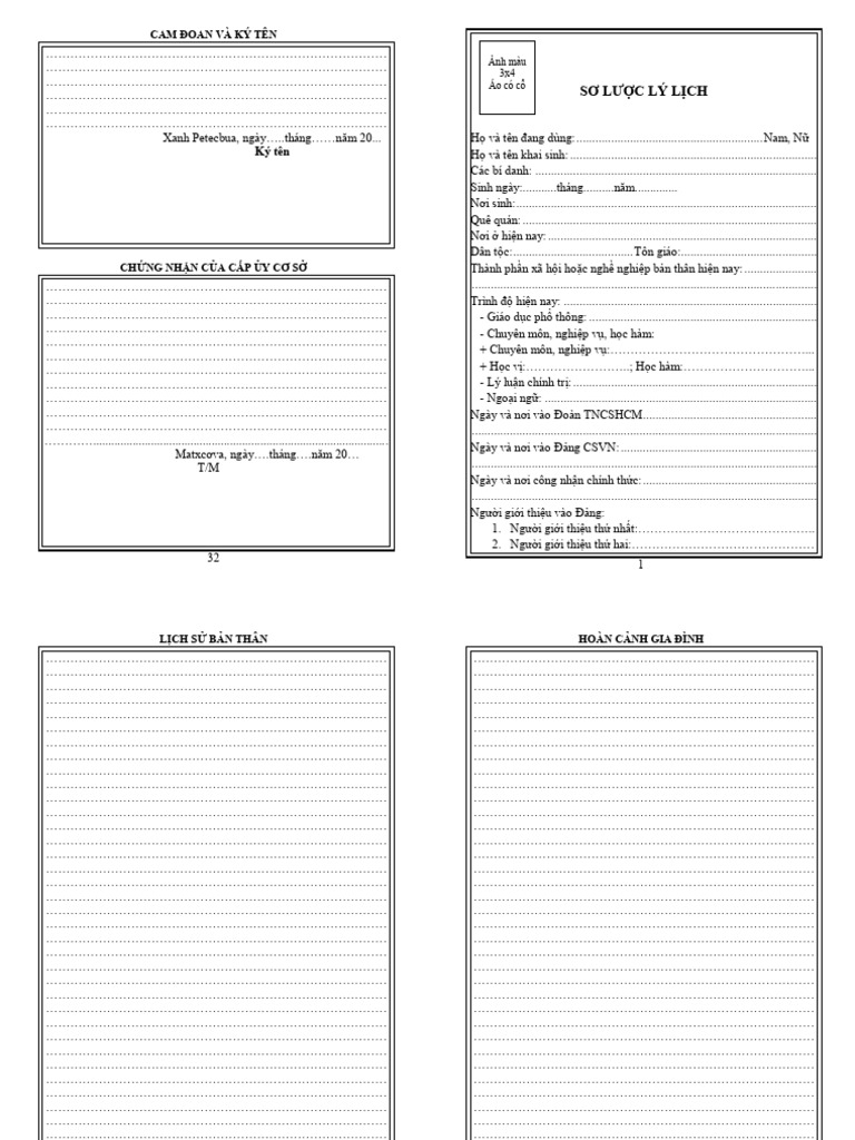 Mau-15 KND Lylichdangvien | PDF