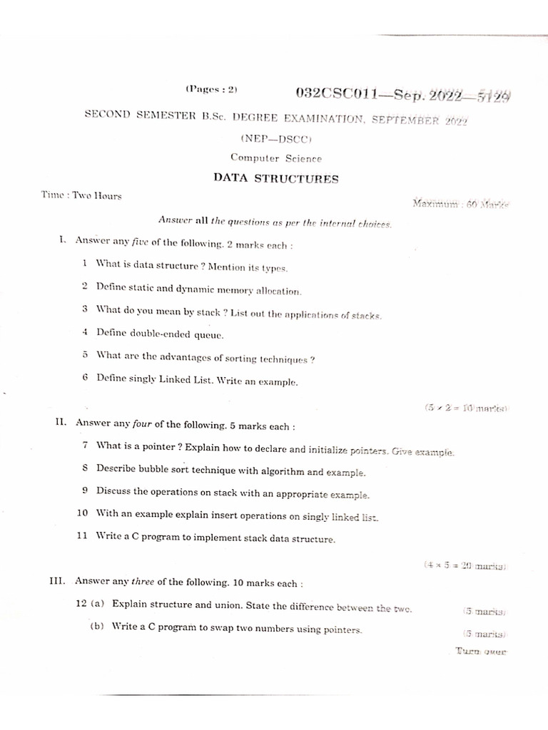 DSCC Computer Science | PDF