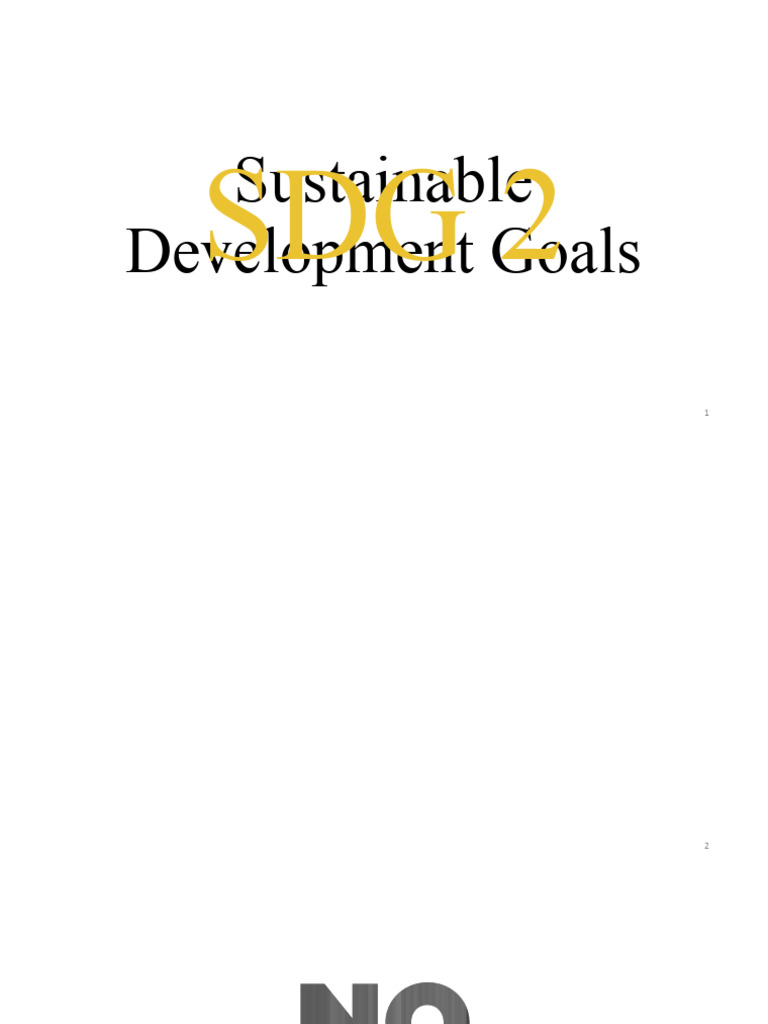 SDG 2 | PDF