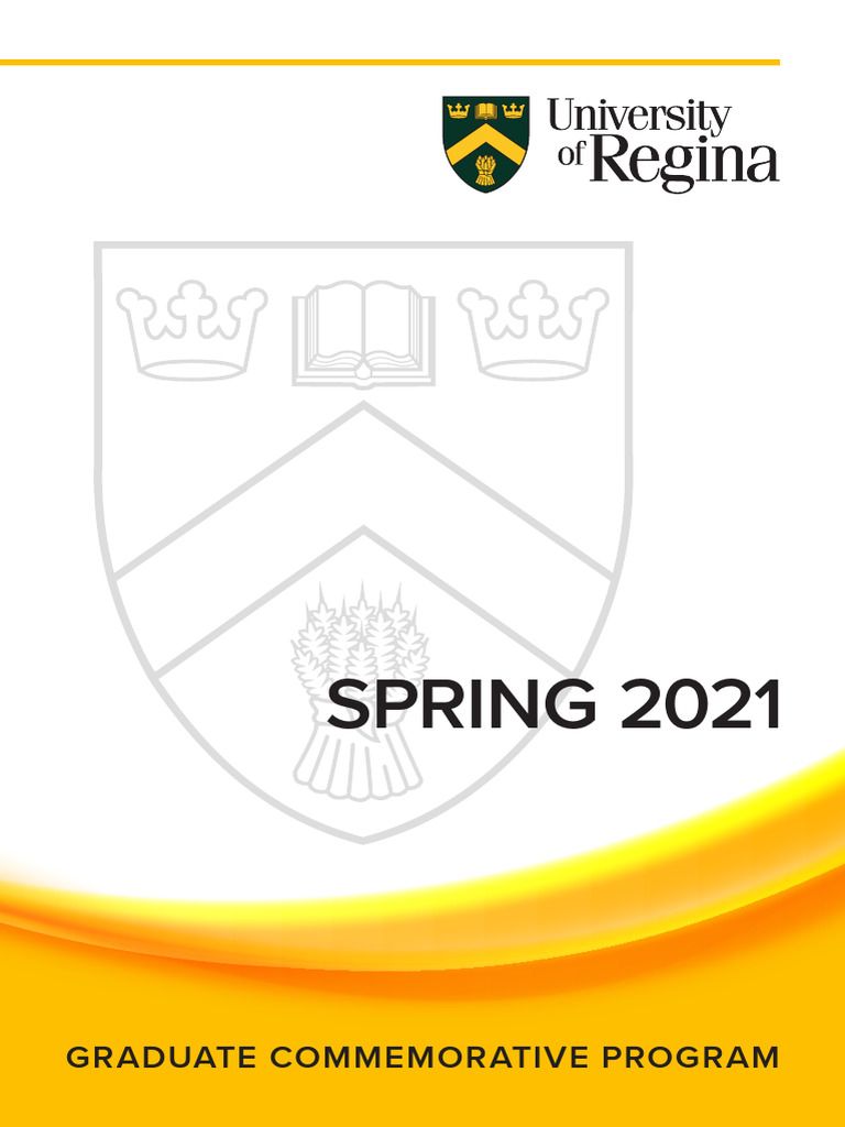 Spring 2021 Convocation Program | PDF | Bachelor's Degree | Doctor Of Philosophy