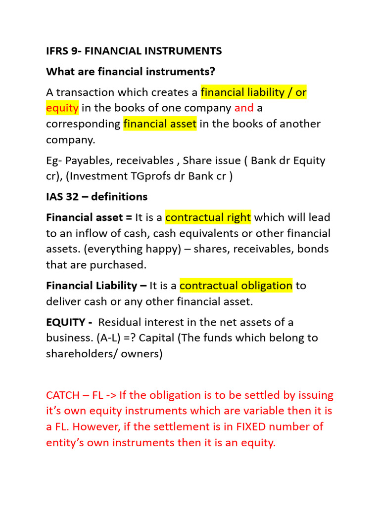 IFRS 91 Lyst9726 | PDF | Equity (Finance) | Debt