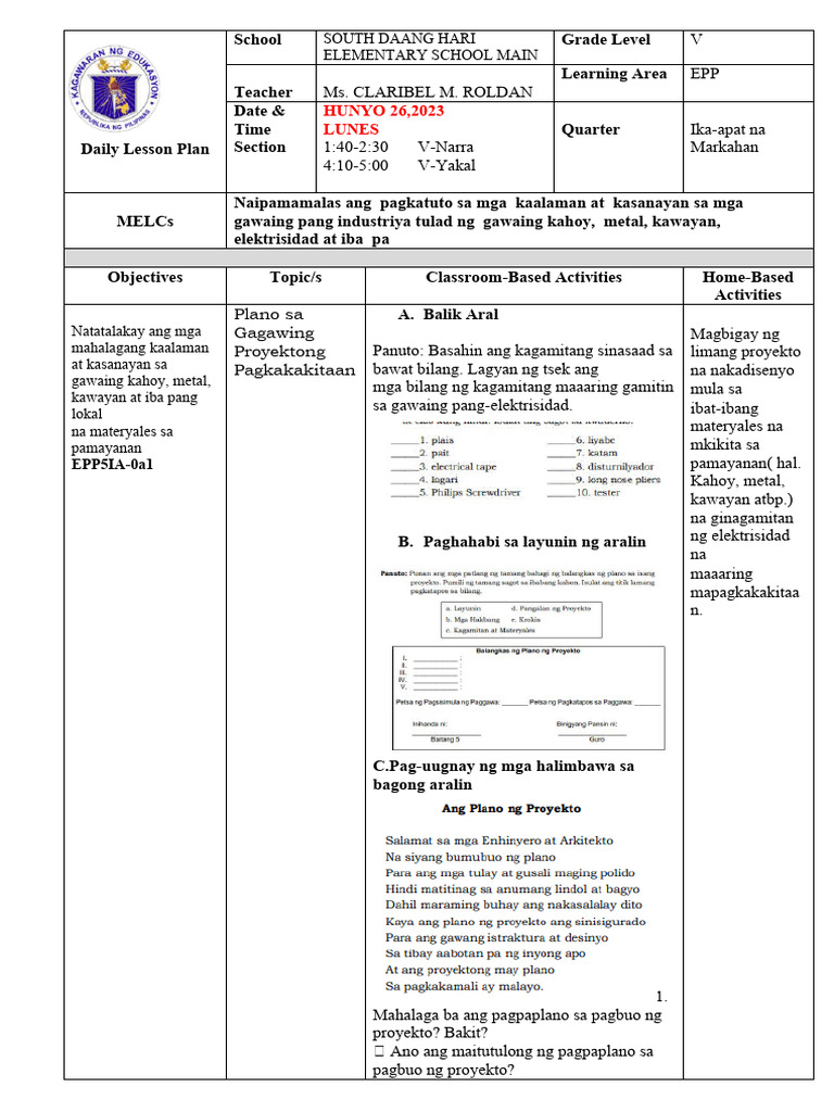 Ia - Epp-Q4-Week 4-D4 | PDF