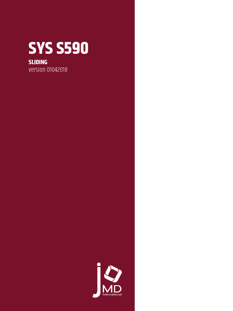 SYS 590 SLIDING | PDF | Door | Window