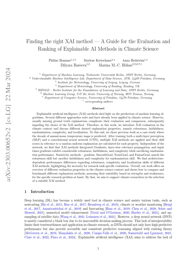 Finding The Right XAI Method - A Guide For The Evaluation and Ranking of Explainable AI Methods ...