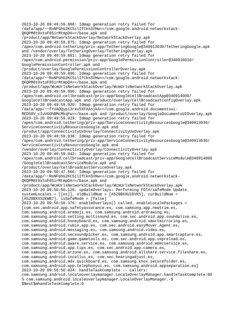 Lom Log | PDF | Smart Devices | System Software