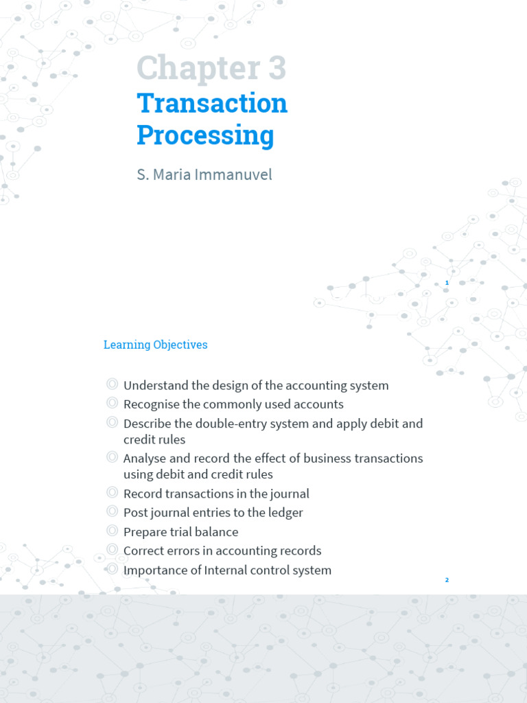 Chapter 3_revised | PDF | Debits And Credits | Expense