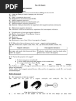 Class 6 ch-4 Exploring Magnets | PDF | Magnet | Magnetism