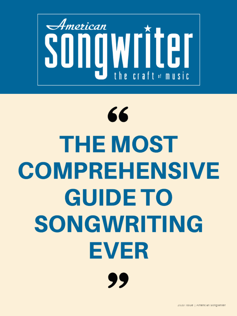 Songwriting Guide Ebook 2021 | PDF | You Tube | Song Structure
