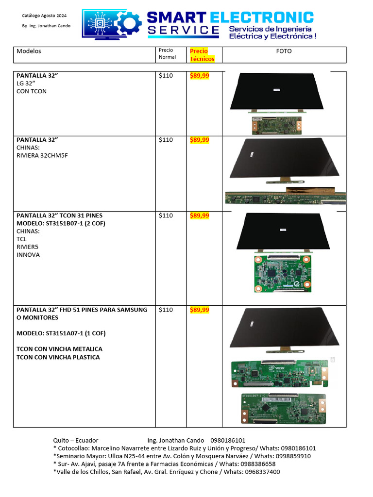 Pantallas - Agos - 2024 | PDF