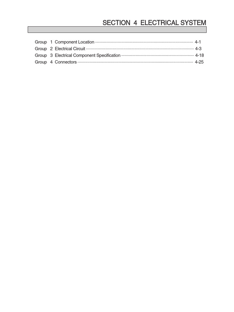 Electrical System Overview | PDF | Fuse (Electrical) | Switch