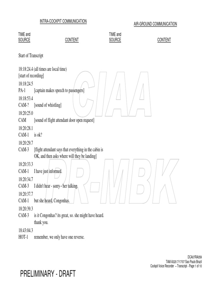 3054 cockpit voice recorder | PDF | Airliner | Aviation