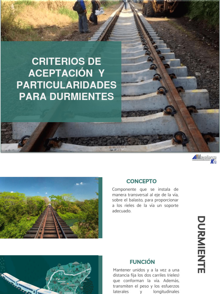 Presentación Durmientes Gral. | PDF