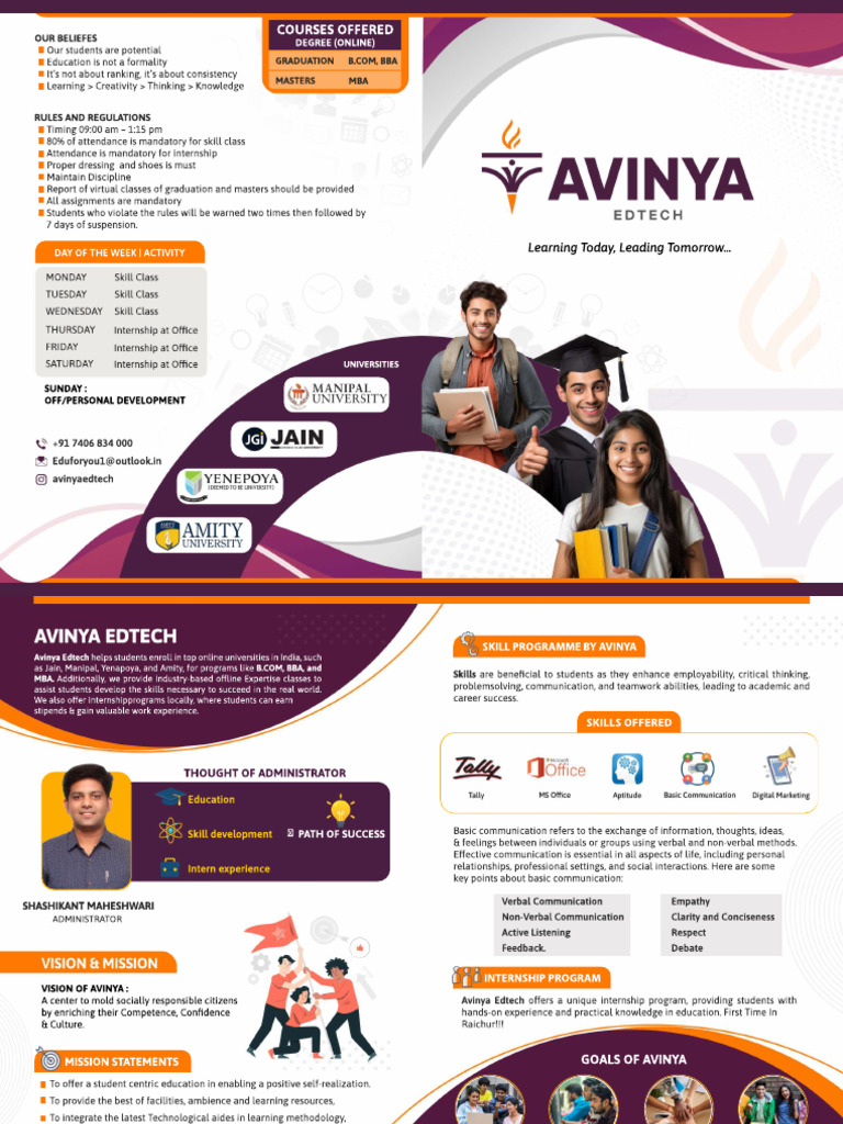 Brochure Avinya | PDF