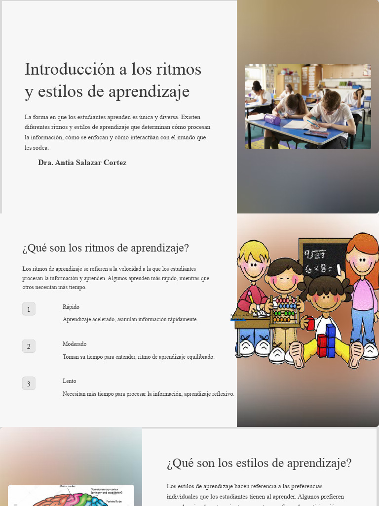 Introduccion A Los Ritmos y Estilos de Aprendizaje | PDF | Aprendizaje | Aprendiendo estilos