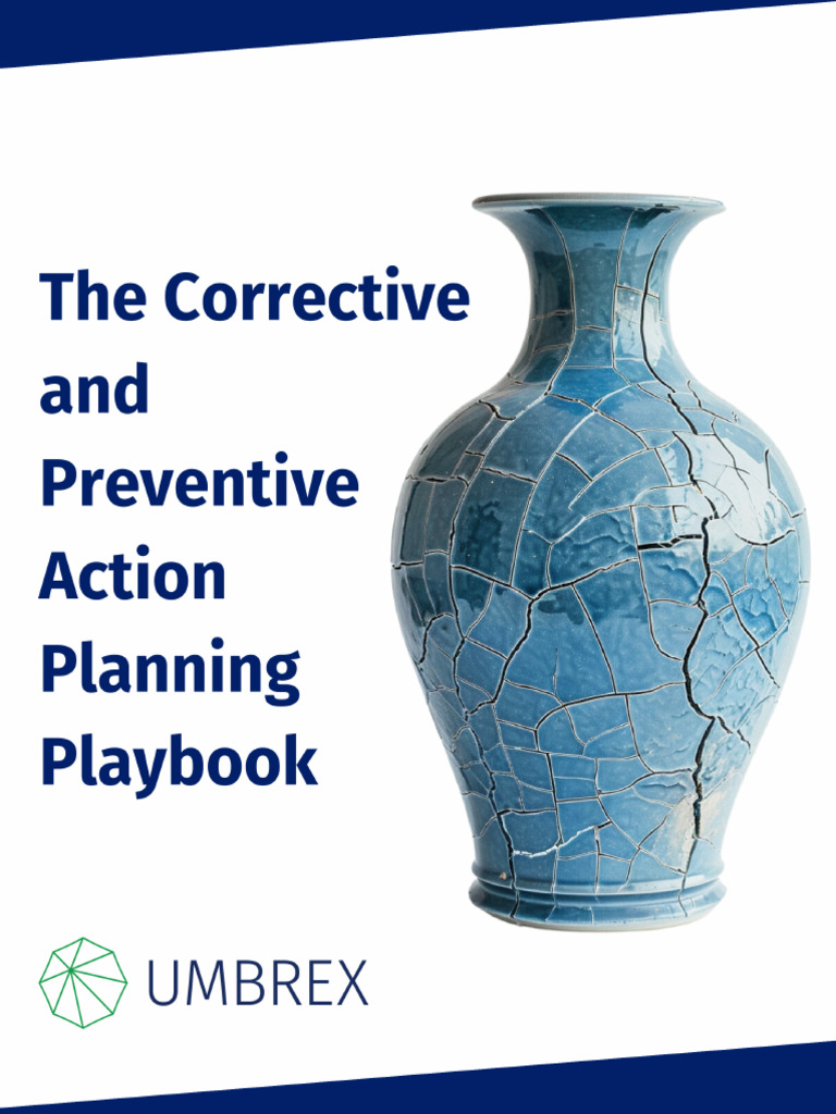 Umbrex Playbook For Corrective and Preventive Ac | PDF | Risk | Risk ... Umbrex Playbook For Corrective and Preventive Ac | PDF | Risk | Risk ...