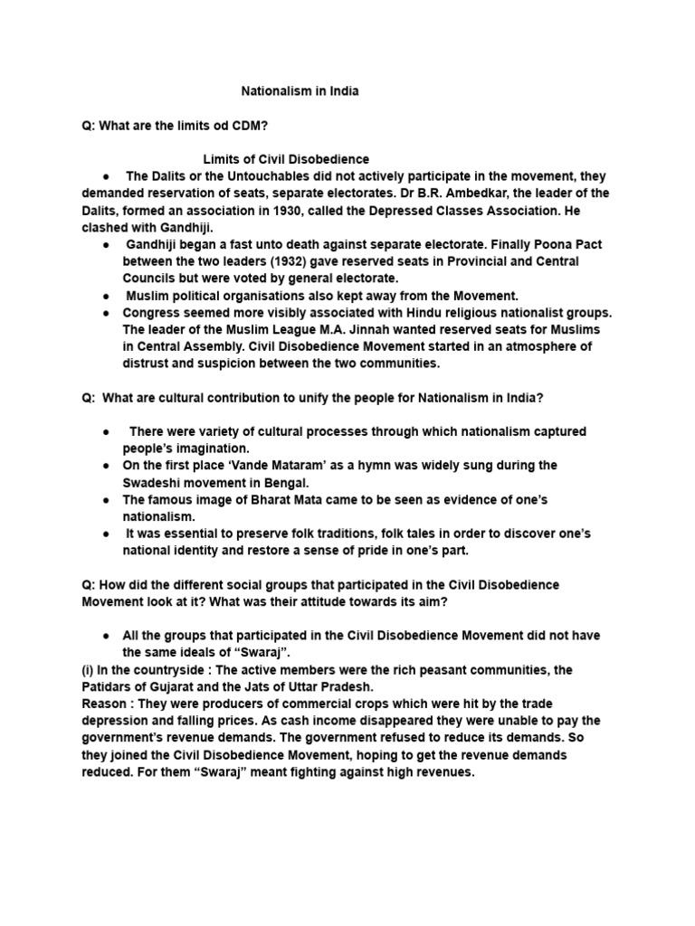 Nationalism in India 3 | PDF | Mahatma Gandhi