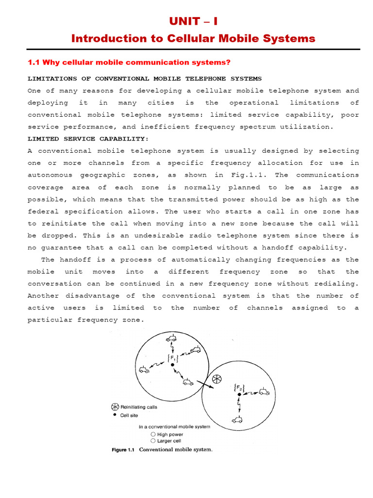 PCMC 1-5 Units | PDF | Cellular Network | Duplex (Telecommunications)