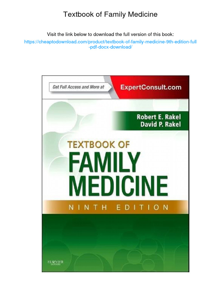 Textbook of Family Medicine. 9th Edition. ISBN 0323239900, 978 ...