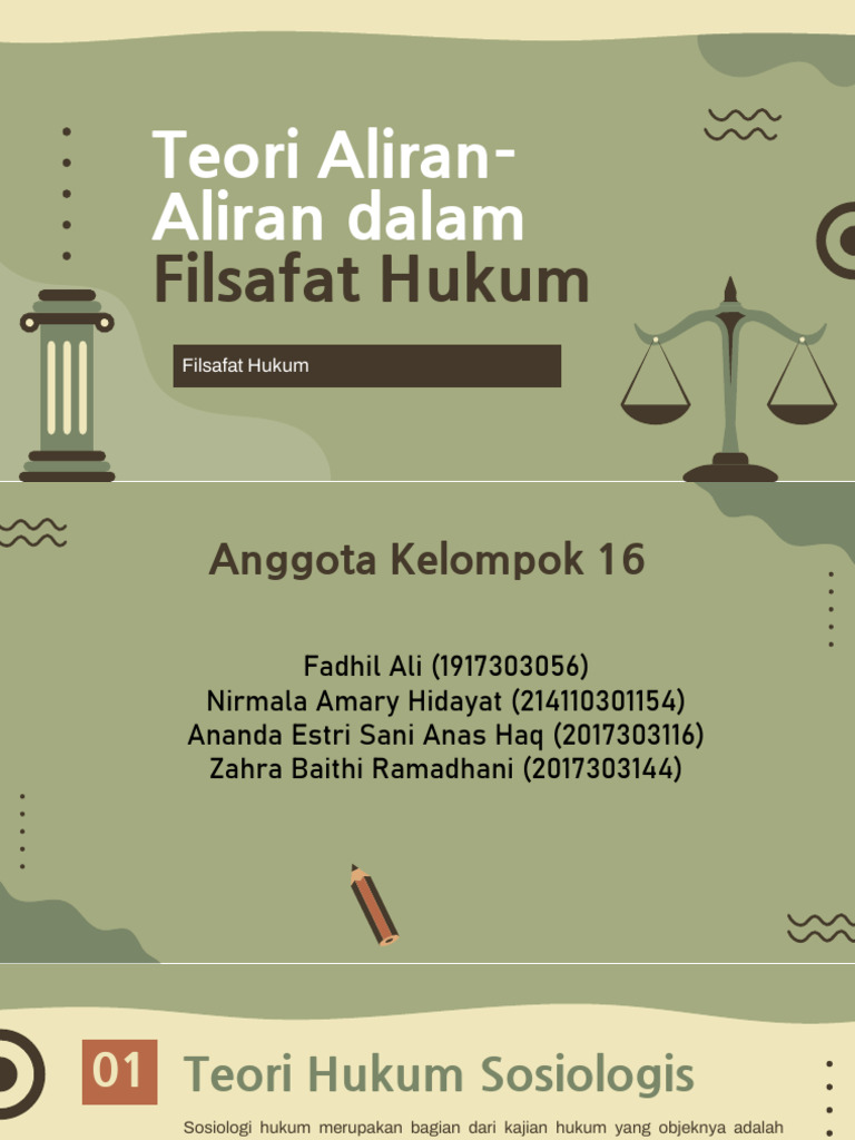 Kel. 16 Filsafat Hukum | PDF | Politik
