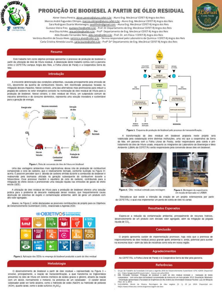 Poster off-FLIP | PDF | Biodiesel | Ciclo de carbono