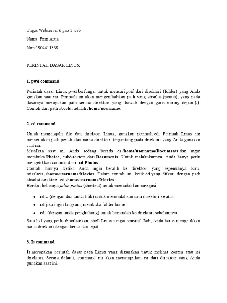 Tugas3 Webserver | PDF | Komputer