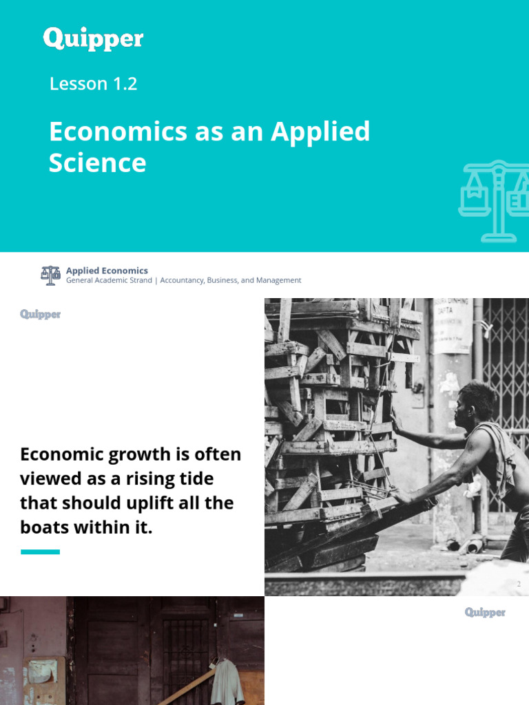 AEC 12 - Q1 - 0102 - PS - Economics As An Applied Science | PDF | Factors Of Production ...