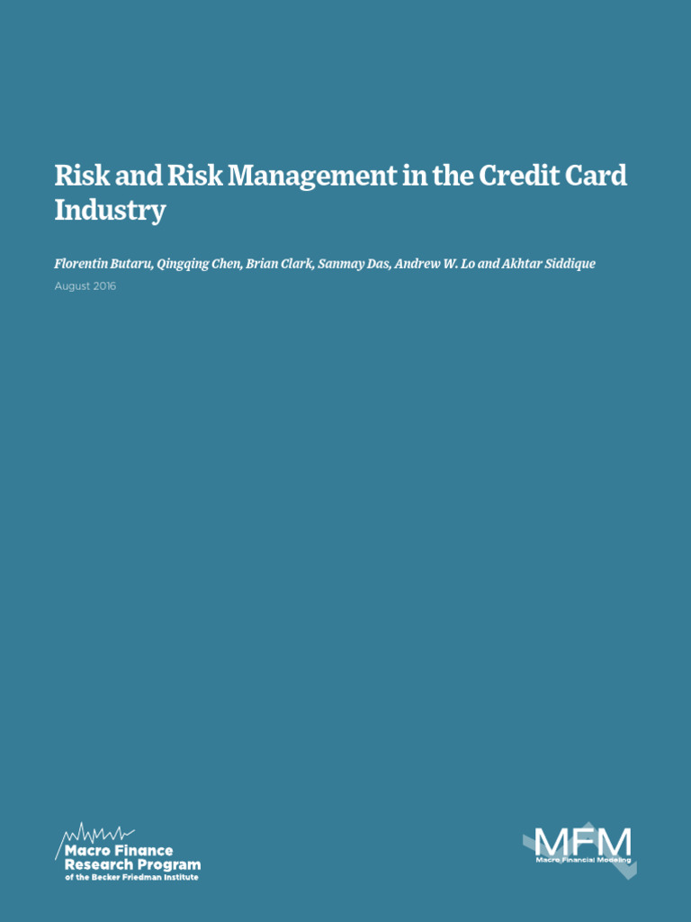 Butaru Chen Clark Das Lo Siddique - Risk and Risk Management in The ...
