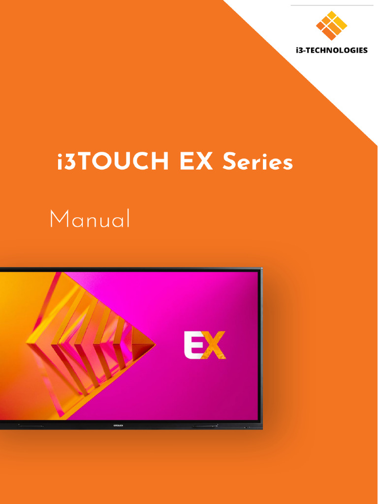 i3TOUCH EX User Manual DE | PDF | Computing | Computer Hardware