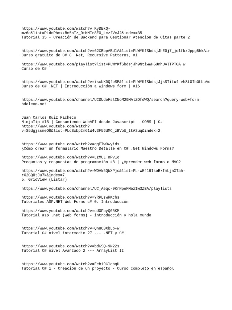 ASP.net | PDF | C Sharp (lenguaje de programación) | Mi sql