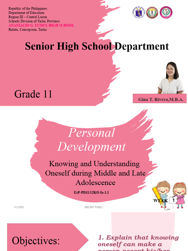 Power Point Per Dev DAY 2 | PDF | Self Concept | Behavior Modification