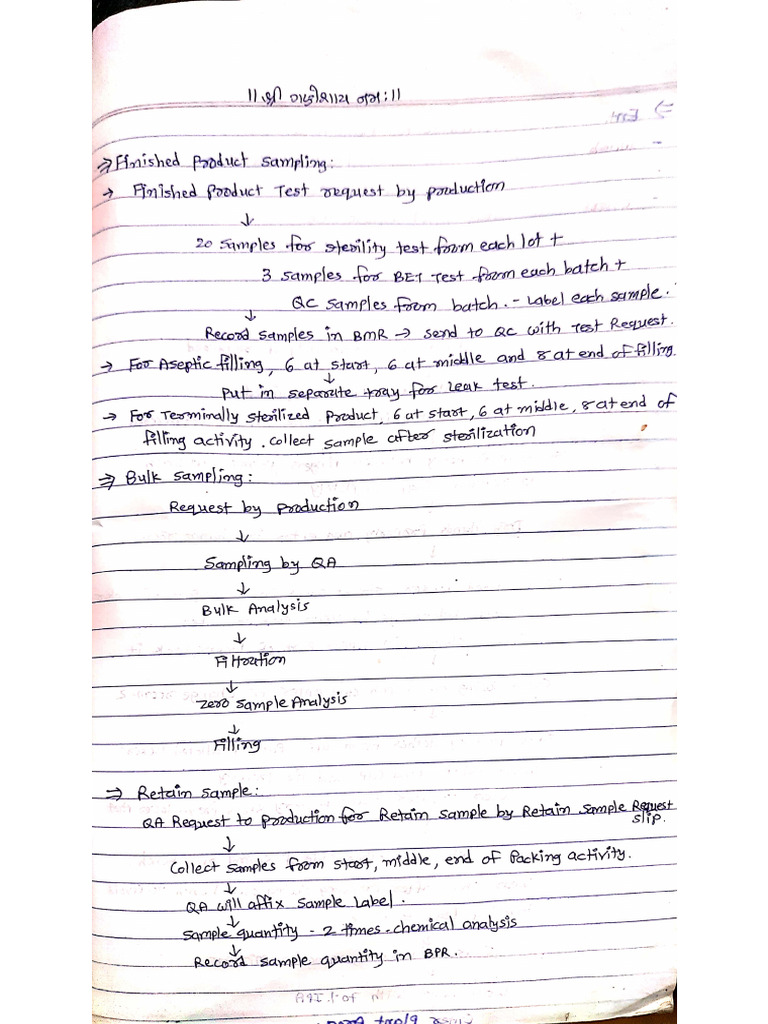 Qa Sop&Guide Line | PDF